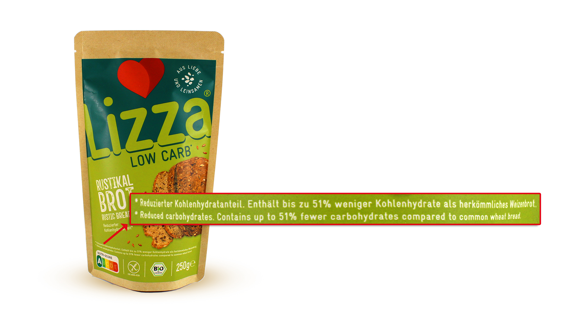 Lizza Low Carb Rustikal Brot Lebensmittelklarheit Lizza Low Carb Rustikal Brot Lebensmittelklarheit